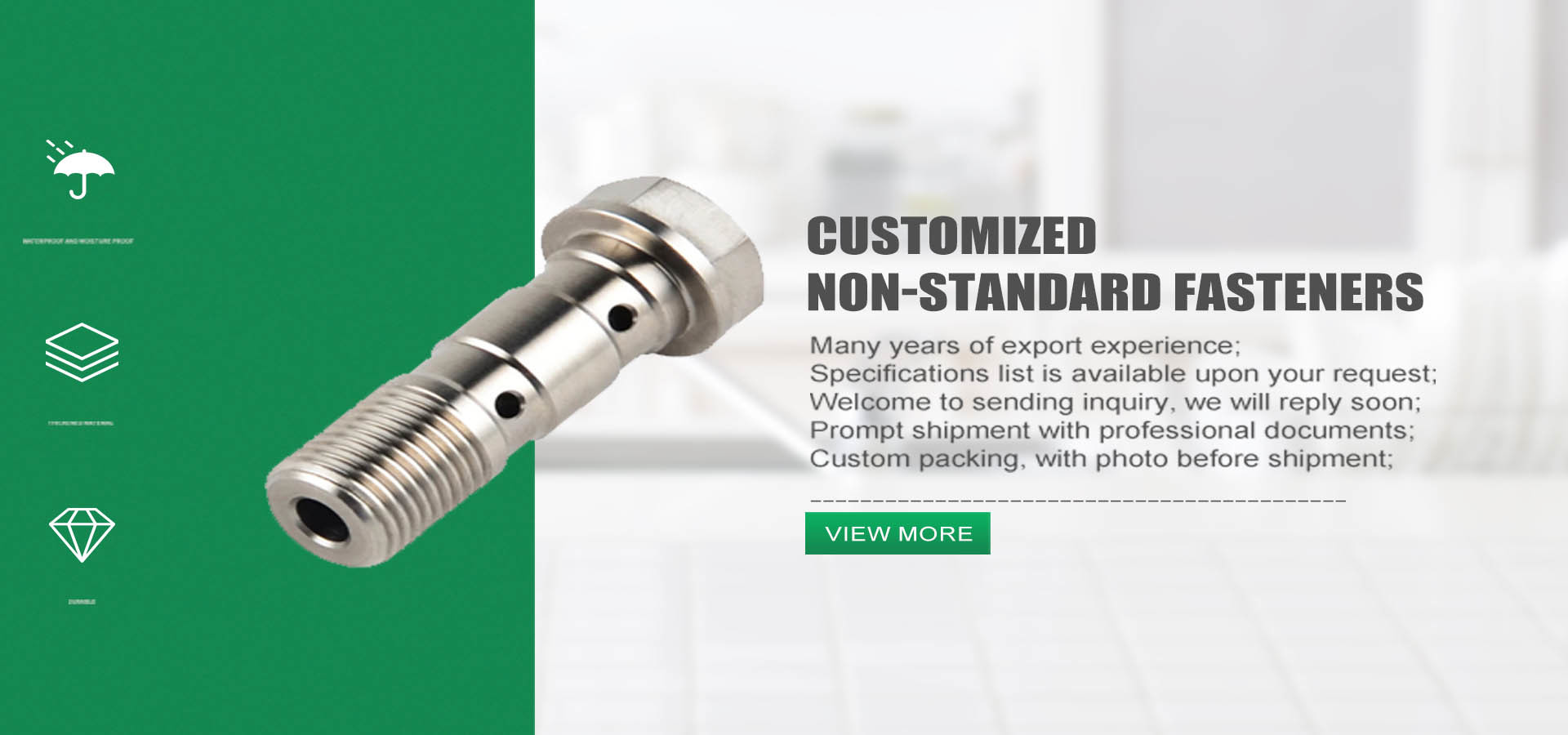 کیفیت اتصال دهنده های مکانیکی & پیچ سر هگز کارخانه از چین